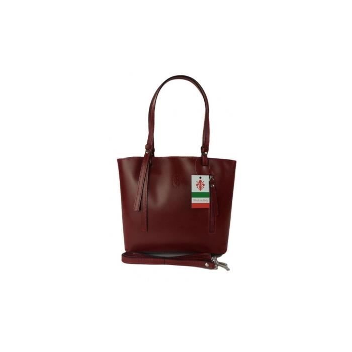 Sac VERA PELLE KM446R Marron - Femme/Adulte - Cdiscount Jardin