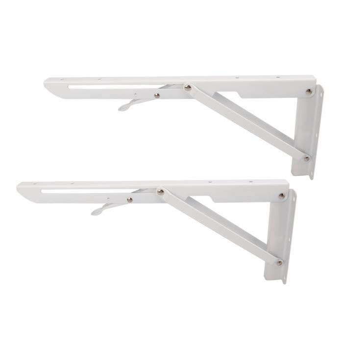 VGEBY Supports d'étagère pliants 2pcs support de table pliant support d ...