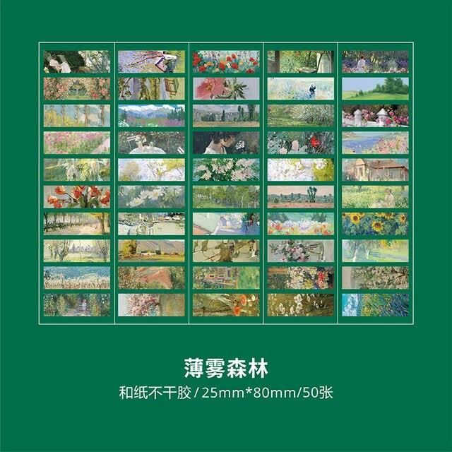 STICKER SCRAPBOOKING,B--autocollants peinture à l'huile Vintage ...