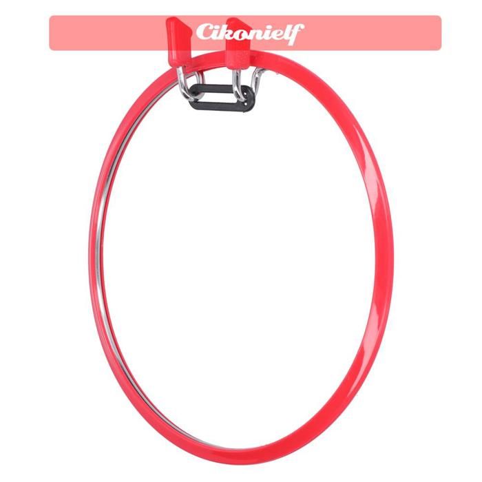 Zerone Cerceau de broderie Broderie en Plastique Rouge mercerie ...