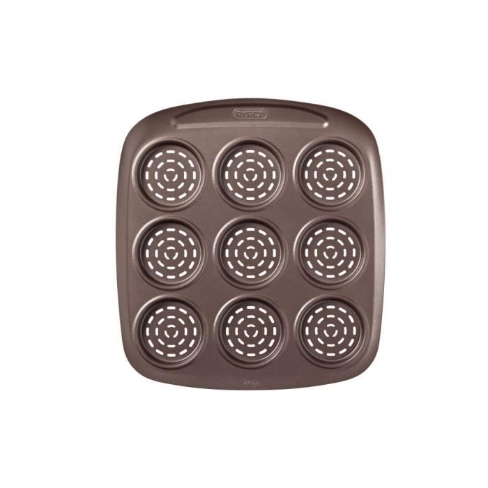 PYREX Moule à 9 mini pizzas - Emporte pièces ASIMETRIA - Acier ...