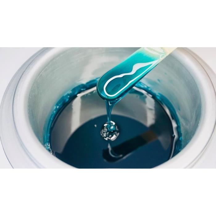 Cire à épiler fondante facile Bleu 1kg . Épilation sans bandes, pour ...