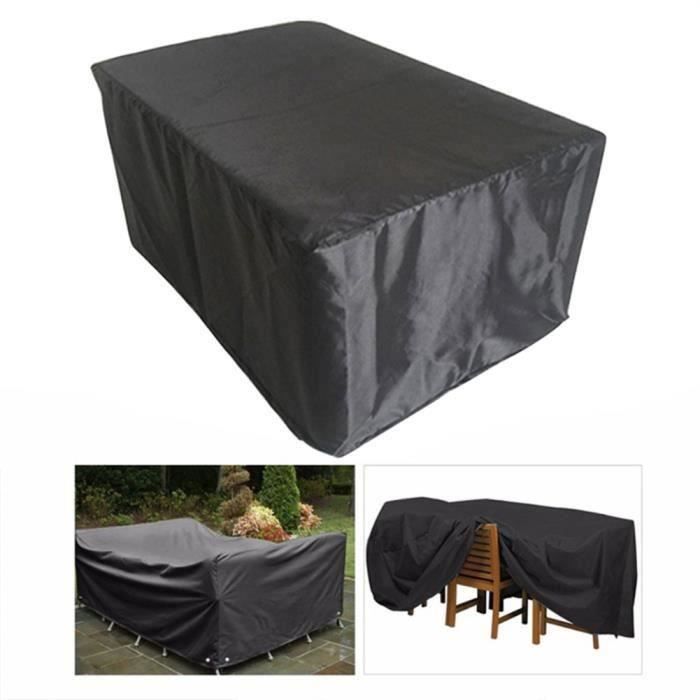 210D Bâche Jardin Patio Table Basse Chaise Canapé Imperméable Ensemble ...