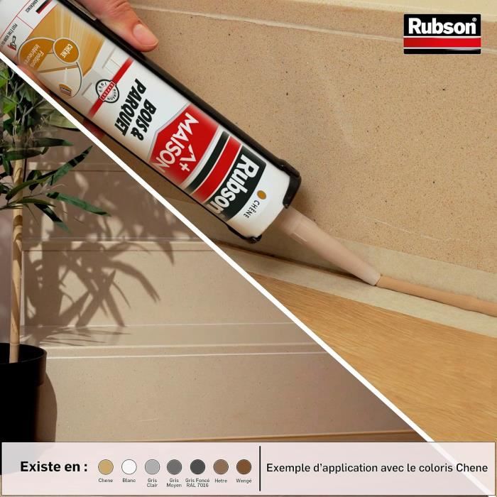 Maison, Mastic Bois et Parquet Couleur Blanc, Mastic Acrylique pour ...