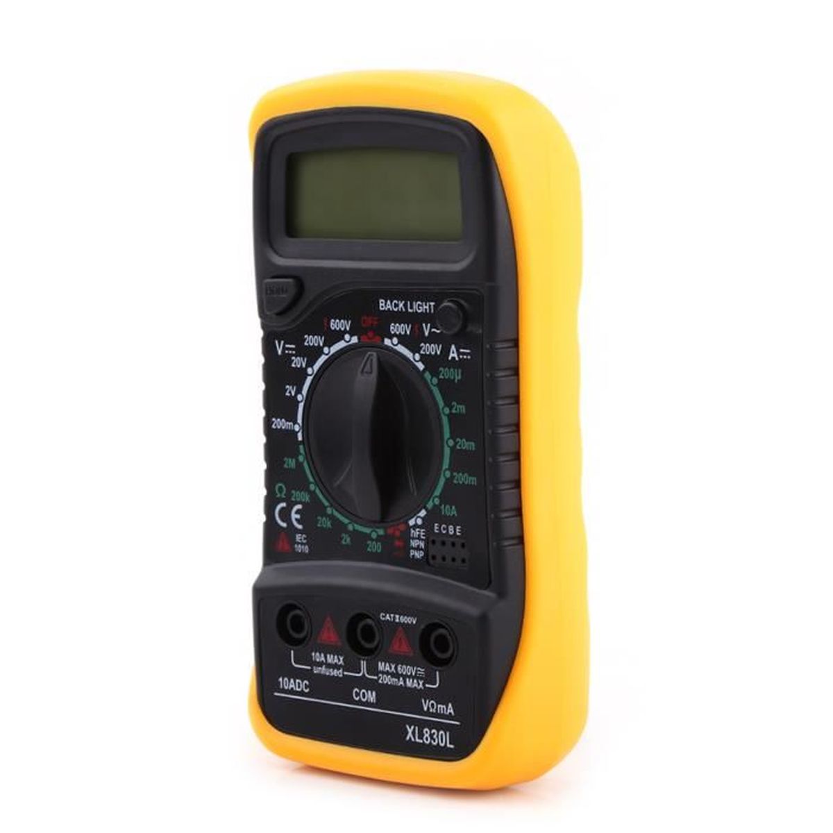 MULTIMETRE NUMERIQUE AC/DC VOLTMETRE AMPEREMETRE OHMMETRE JAR ...