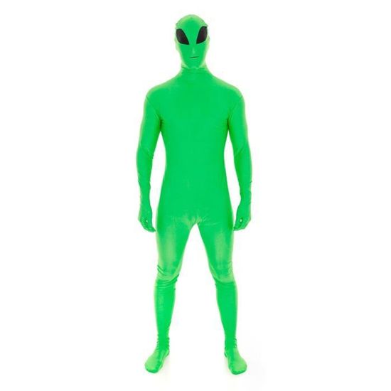 Morphsuits Costume Alien Vert, Déguisement Halloween, Fête ou Cosplay ...