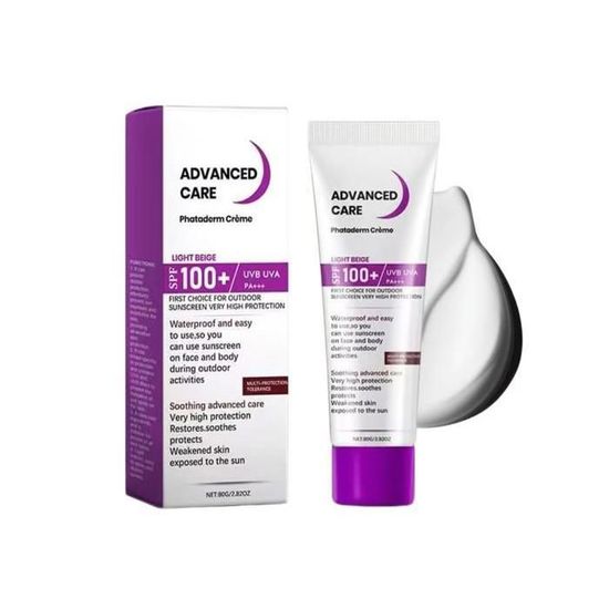 Crème Solaire Spf 100 80G écran Solaire Hydratant Lotion Solaire Spf ...