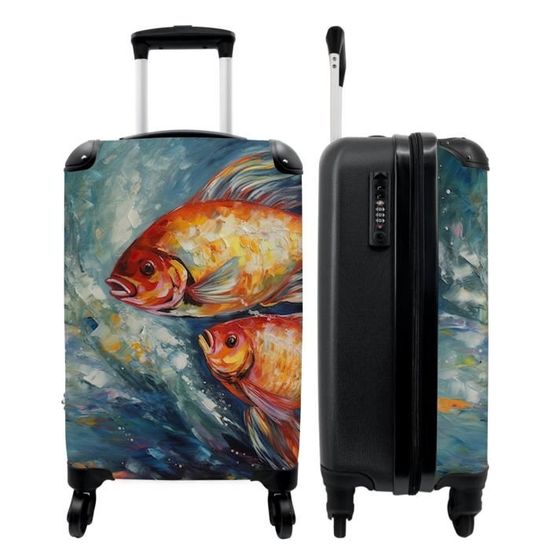 Valise NoBoringSuitcases.com® - Chariot à Bagages à Main Trolley Bagage ...