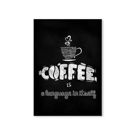 Ywei Moderne Tableau de Toile Mural Pour Bar Café Restaurant Salon Type ...