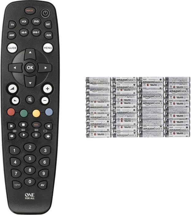 + Lot de 40 piles alcalines AAA URC2981 - Télécommande Universelle ...