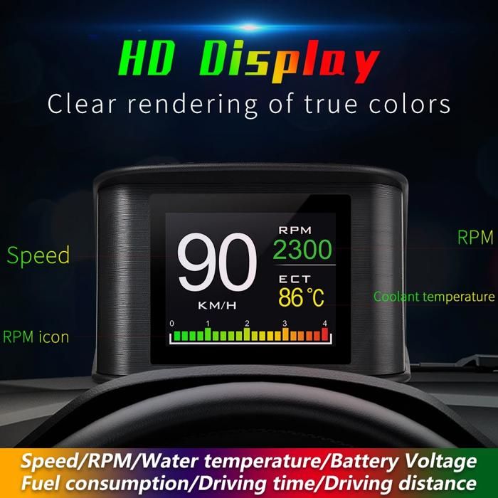 Compteur de vitesse numérique intelligent avec écran LCD complet ...