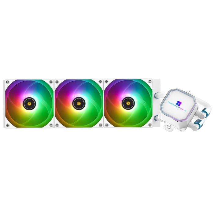 Thermalright Frozen Prism 360 White ARGB CPU Liquid Cooler, pompe ...