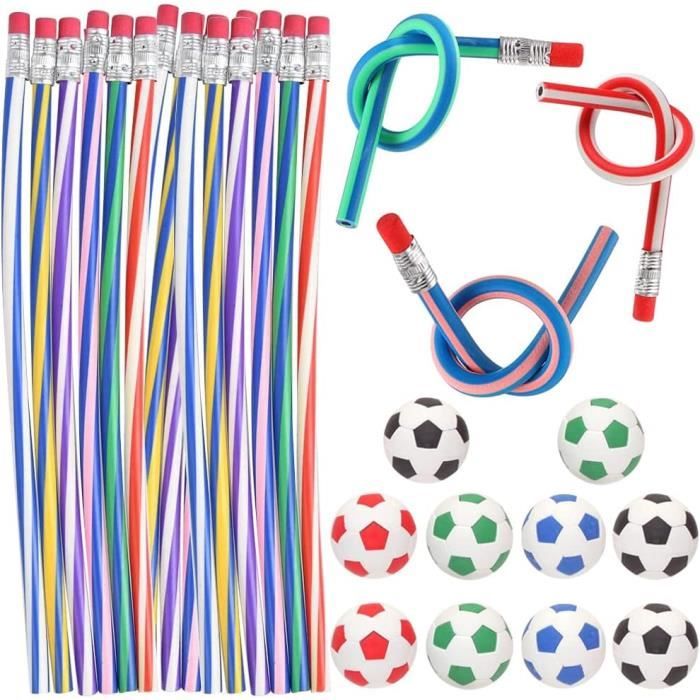 Crayon Flexible Gommes Football Crayon Pliable Gommes À Effacer Cadeaux ...