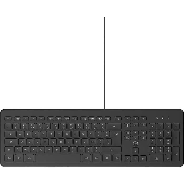 Clavier PC Business Filaire avec 2 hub USB intégré - Noir A166 ...