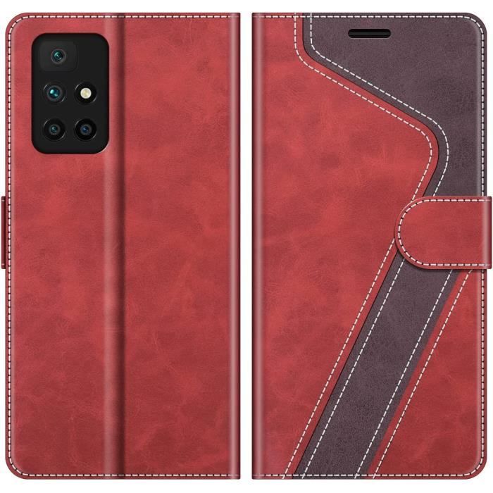 Coque Pour Xiaomi Redmi 10, coque En Cuir Xiaomi Redmi 10 2022, coque ...