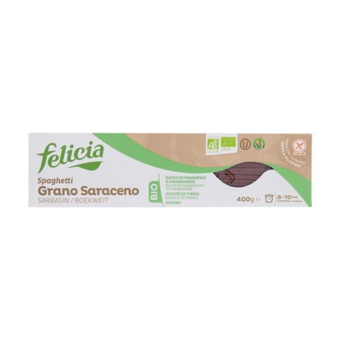 FELICIA BIO - Spaghetti au sarrasin bio 400 g - Cdiscount Au quotidien