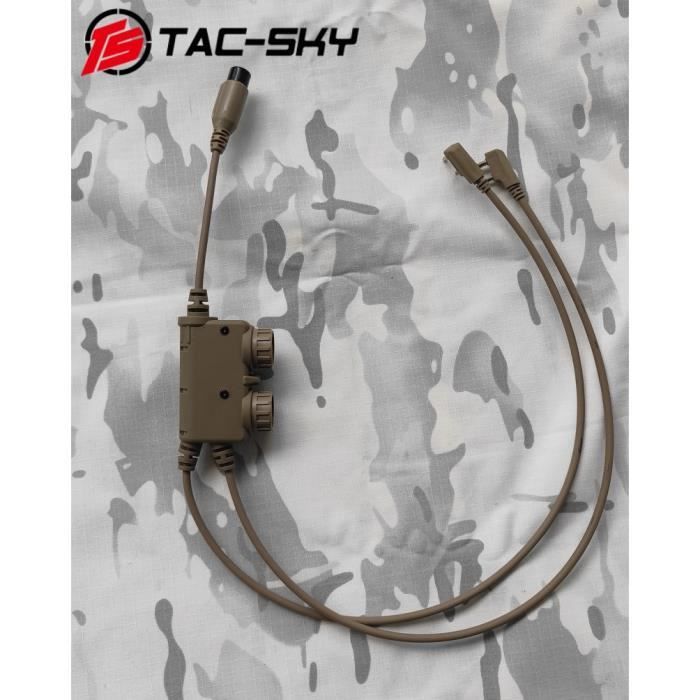Protections auditives,Adaptateur tactique RAC PTT,double Communication ...