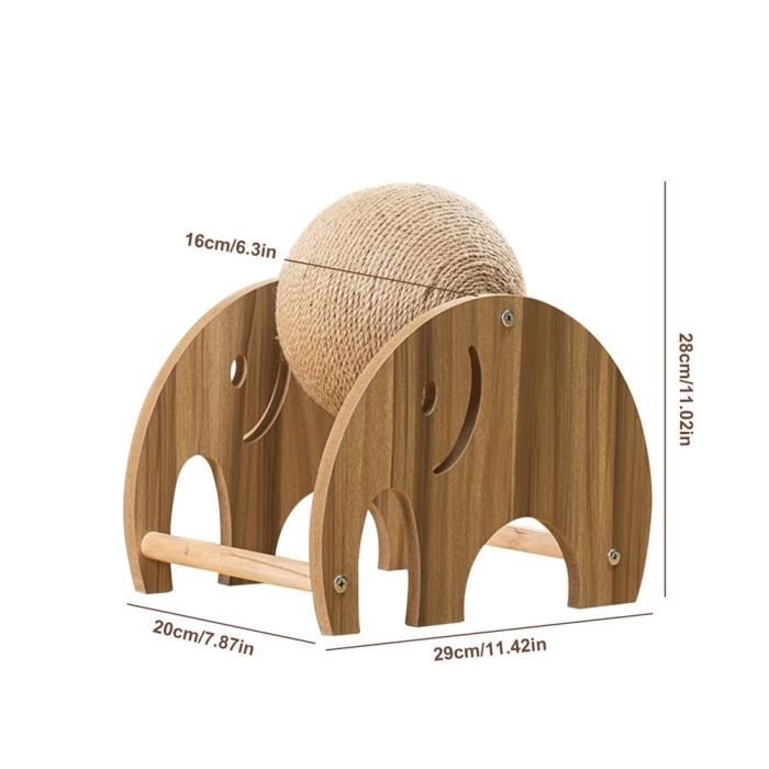 Griffoir,Balle de corde en Sisal pour chat,jouet interactif,griffes ...