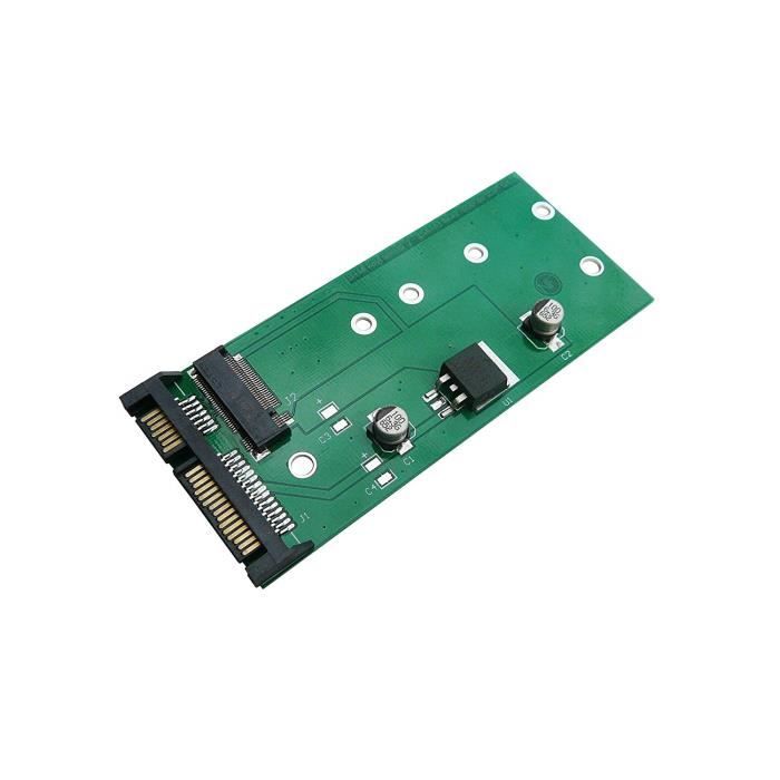 KALEA-INFORMATIQUE © - Adaptateur Adaptateur M2 (NGFF) vers SATA III - Pour SSD de type M.2 ...