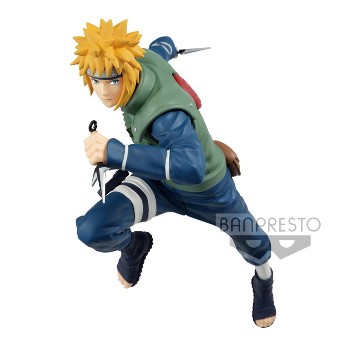 Figurine Miniature - BANDAI - Vibration Stars Minato Namikaze - 18 cm ...