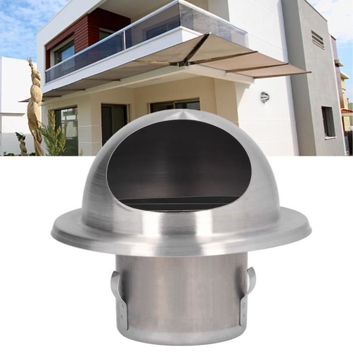 Dilwe Sortie d'aération murale Grille D'aération en Acier Inoxydable ...