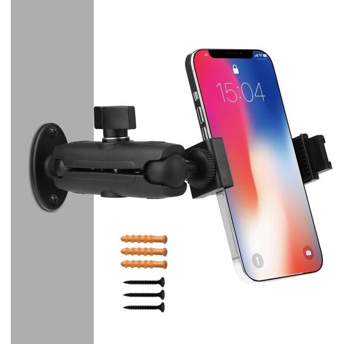 Support Mural Pour Téléphone Portable Avec Tête Sphérique À 360 Degrés ...