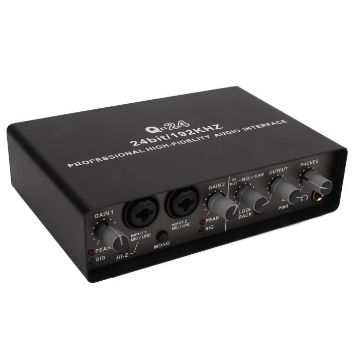 EJ.life USB Live Sound Card, Live Streaming Sound Card 24BIT 192KHZ for ...