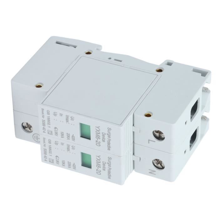 EJ.life Protecteur de surtension domestique Parasurtenseur 2P Tension ...