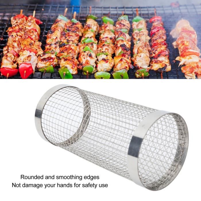 PIN panier à griller pour barbecue en acier inoxydable Panier à griller ...