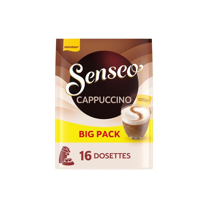 Capsule café Senseo CAPPUCCINO DOSETTES 16 PC 184GR 4058954 - Cdiscount ...