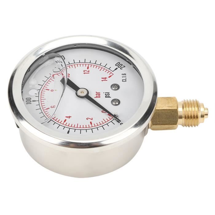 Manomètre Radial Ts-Pgg604-14Bar 1 - 4Bsp Y60 Pour Mesure De Pression ... Manomètre Radial Ts-Pgg604-14Bar 1 - 4Bsp Y60 Pour Mesure De Pression ...