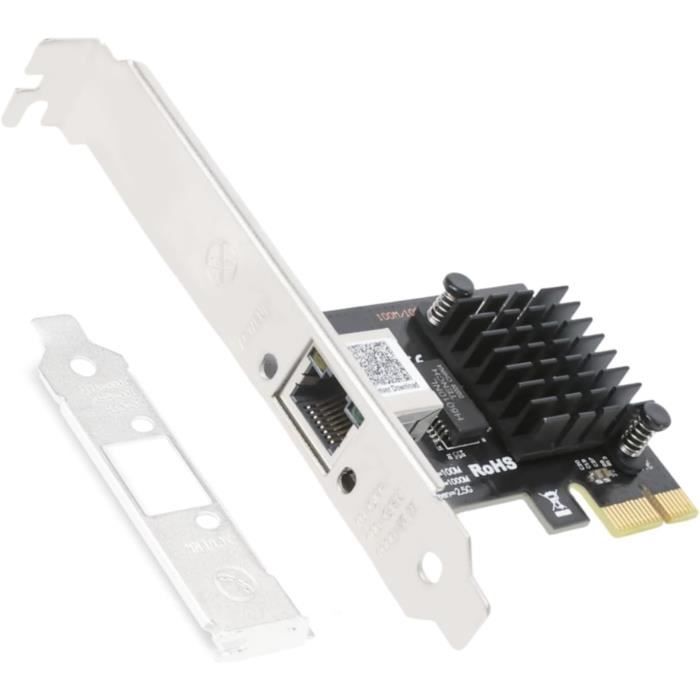 2.5Gbase-T Carte Ethernet (1 Port), 2.5 Gigabit Carte Réseau Pci-E À Un ...