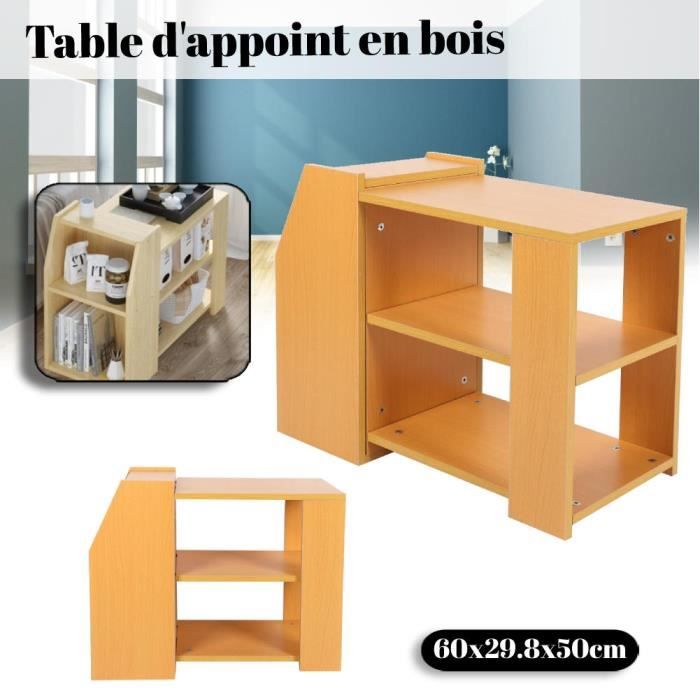Table d'appoint de bibliothèque moderne à 3 niveaux et sac d ...