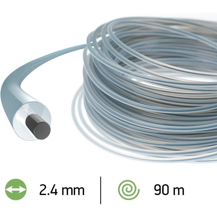 106501E Fil De Coupe Rond Duoline, 2,4 Mm, Rouleau De 90 M[H298 ...