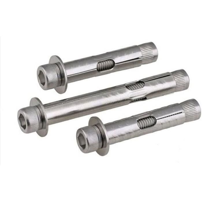 Boulons d'expansion M6 m8 m10 m12 Hexagon Socket Hex Socket Tête Vis d'expansion intégrée 304 ...