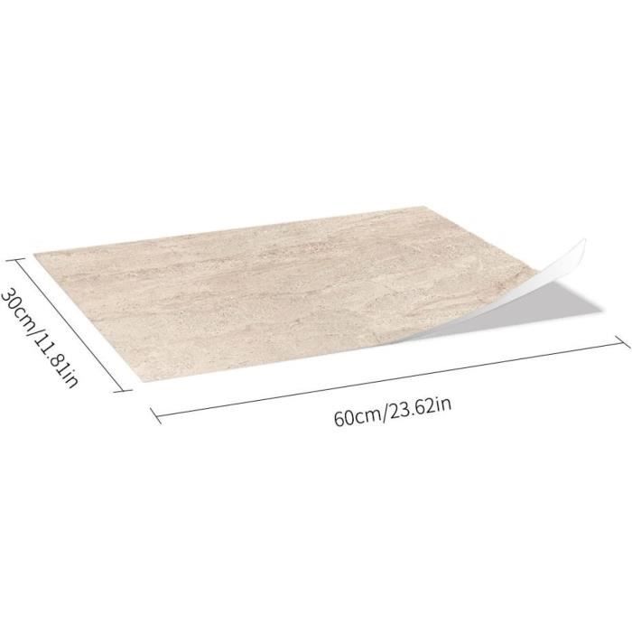 Carrelage Adhésif 30X60Cm Grain De Bois Credence Adhesive Pour Cuisine ...