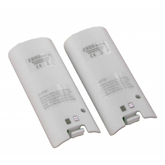 Batterie manette Wii - HAPPYHOMY - Pack 2800mAh - Station 2 manettes ...