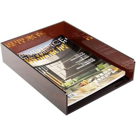 Bac à documents Bac de rangement simple en acrylique Corbeille à ...