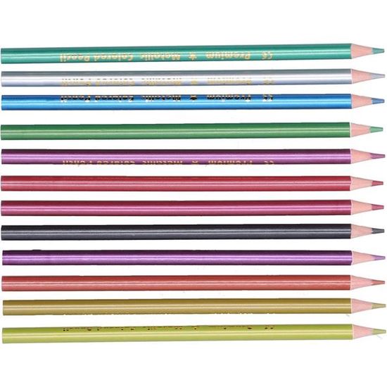 Stylo à colorier Sketch, recharges Brillantes et épaisses Crayons de ...