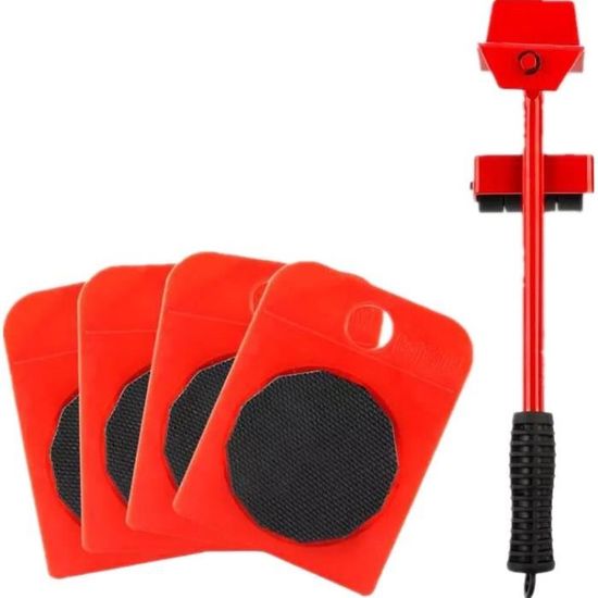 Lot de 5 Patins déplacement Meubles,outils de manutention en plastique ...