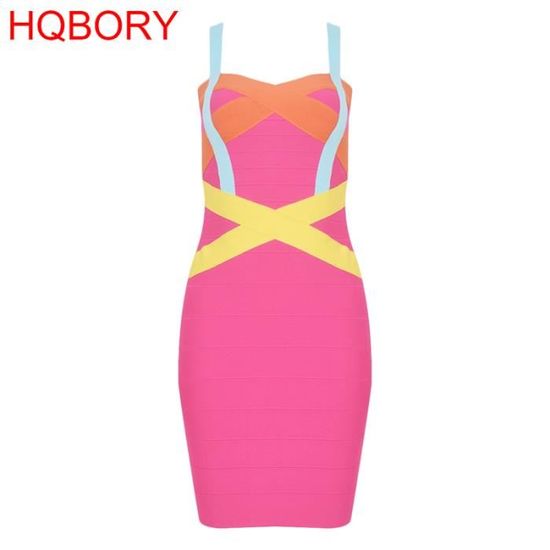 Robe Femme - Mini à bretelles - FR97NDL Multi - Cdiscount Prêt-à-Porter