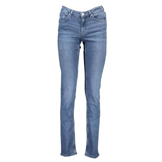 Jeans Femme - GANT - SF1414 - Bleu - Regular - 5 poches Bleu ...