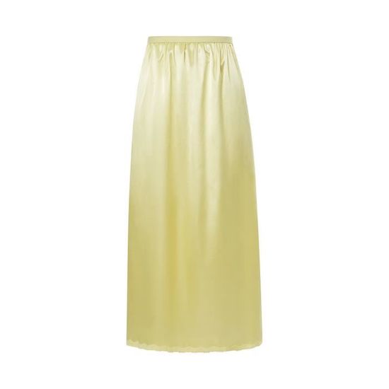 Jupes Femmes - longue en Satin et dentelle - FR87Be Beige - Cdiscount Prêt-à-Porter