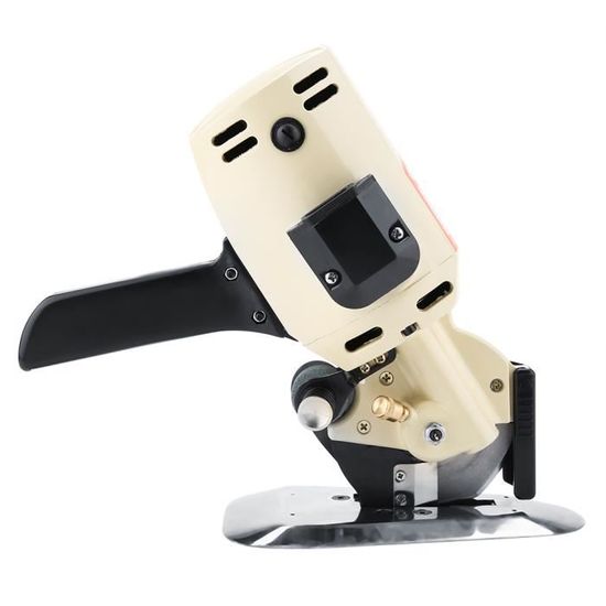 Qiilu découpeuse de tissu TY‑100 Blade Electric Round Knife Cloth ...