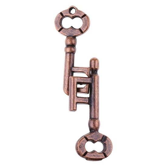 Clé Serrure Puzzle Casse-tête IQ Test Jouets Classique en Métal Pour ...