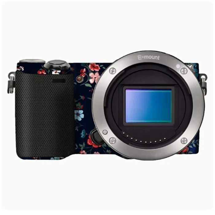 Objectif - flash - zoom,Pour Sony NEX-5 Caméra Anti-Rayures Autocollant ...