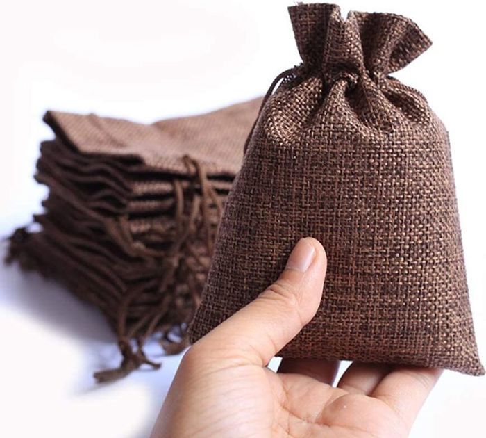 30 Pièces Sacs en Jute de 15 x 20 cm, Sacs en Jute avec Cordon, Sacs en ...