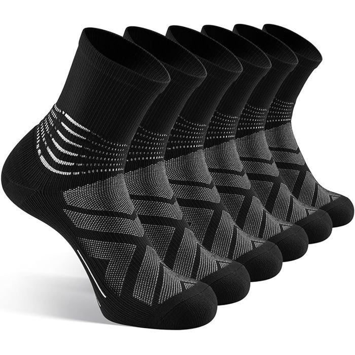 Bas de Contention Homme Femme Chaussettes de Contention Running Support ...