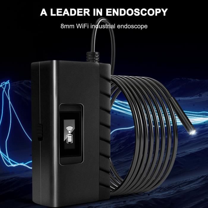 3M - Double objectif - Endoscope Wifi HD 1080P Ip67 étanche, lentille ...