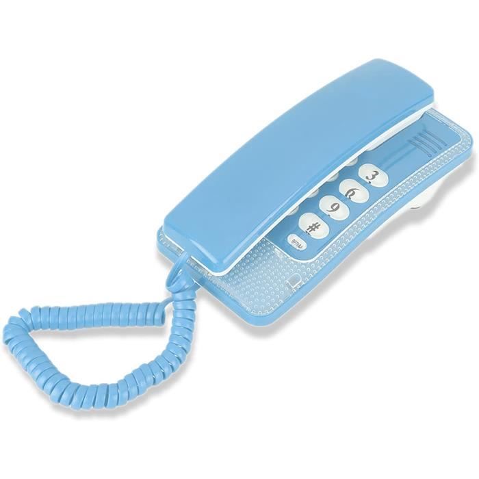 Téléphone Fixe pour Les Entreprises, Téléphone Filaire à Gros Bouton ...